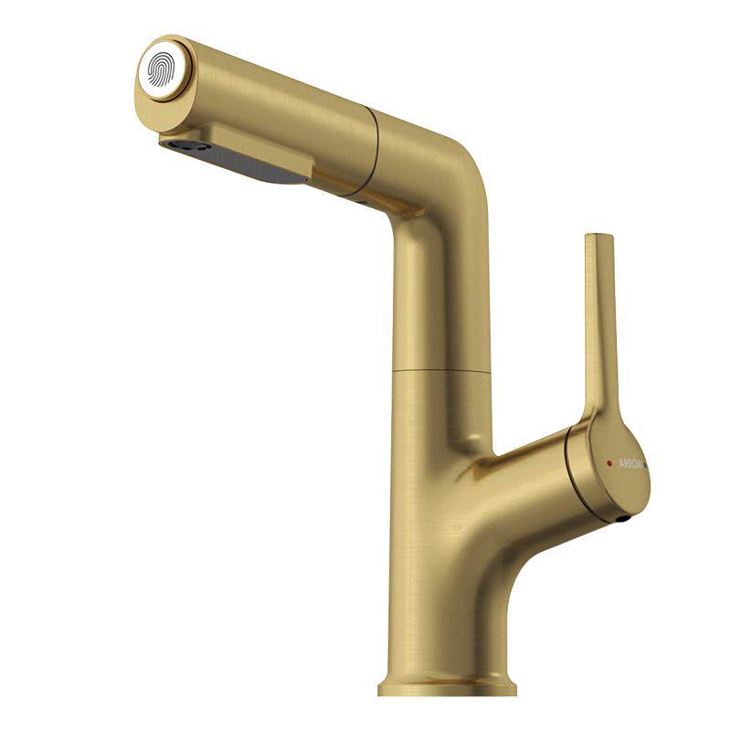 Arrow Ae45122zb Pull-Up Bathroom Faucet - Grey Zinc Alloy Washbasin Mixer