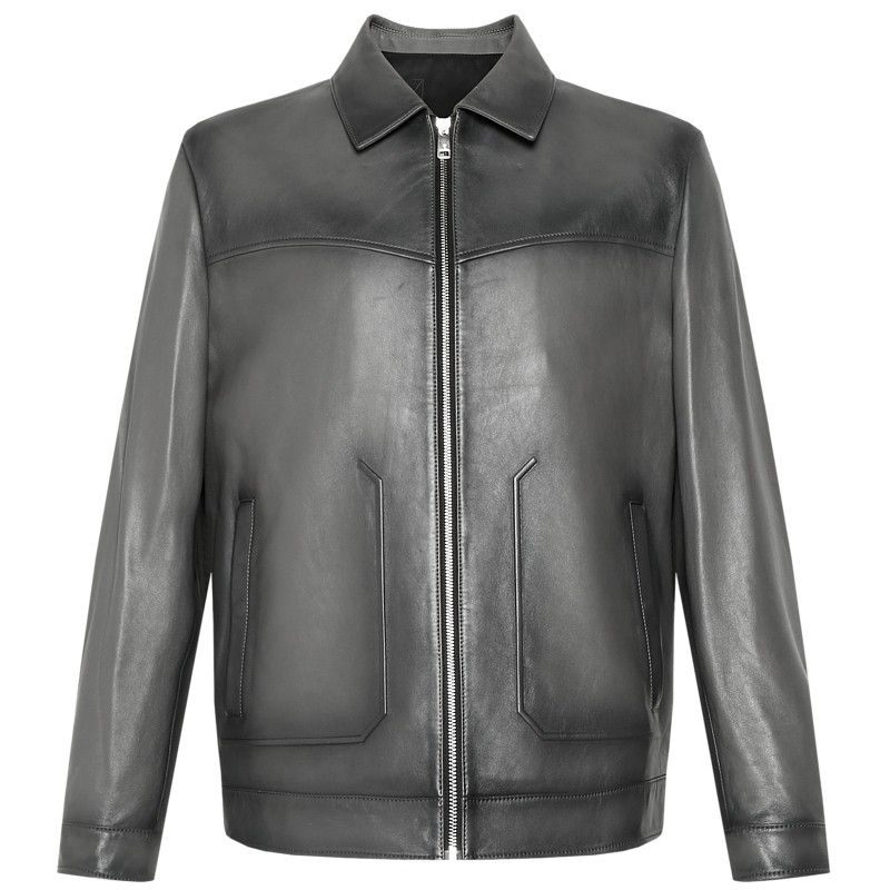Lilanz Official Genuine Leather Jacket - Sheep Wool First Layer Leather ...