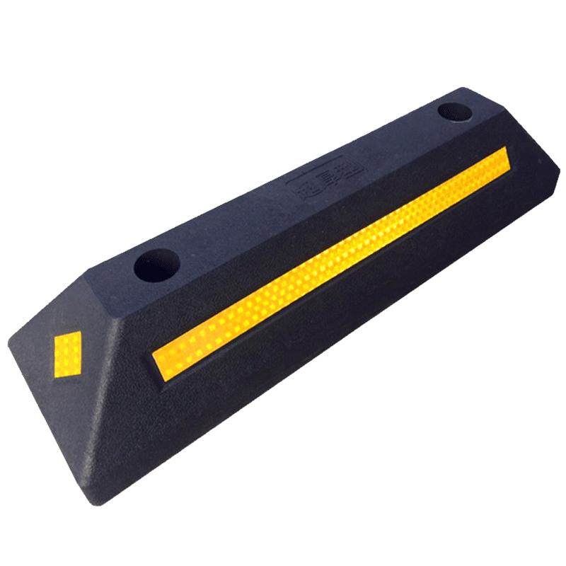 Rubber Parking Space Stopper | Car Wheel Ground Block Locator