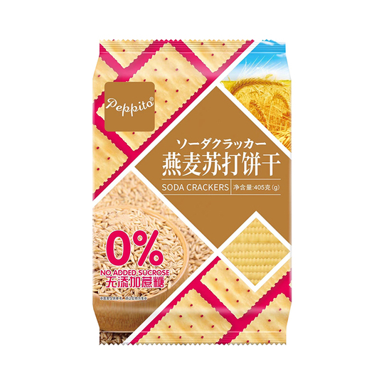Peppito Salz Soda Cracker 405g - Ohne Zuckerzusatz