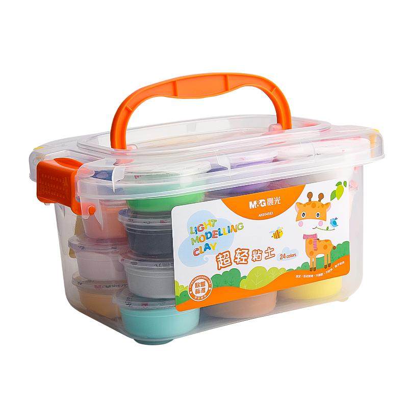 Chenguang Ultra-Light Clay Plasticine for Children's Safety, 24 Colors ...