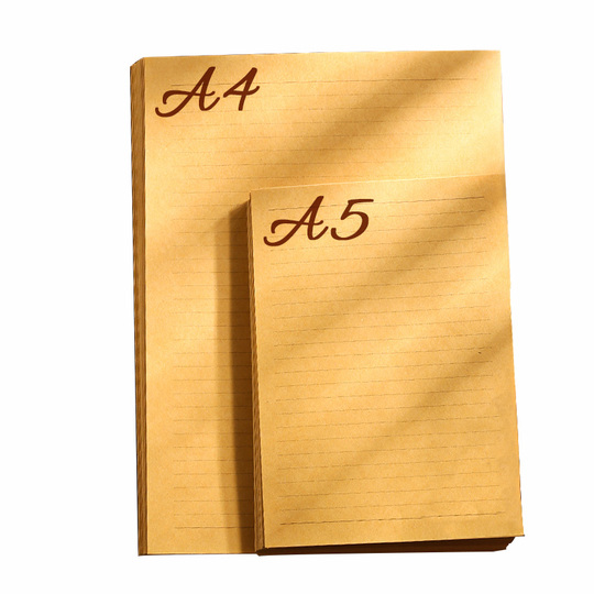 Kraft Paper Stationery Set - Retro Love Letters