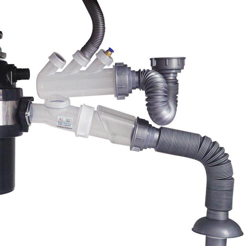 Submarine Kitchen Food Waste Disposer Sewer Pipe Vegetable Basin Single ...