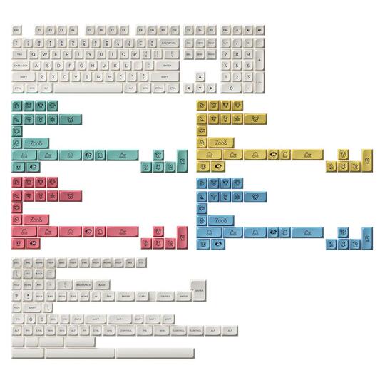 Akko mda height mechanical keyboard keycap full set - panda olivia ...