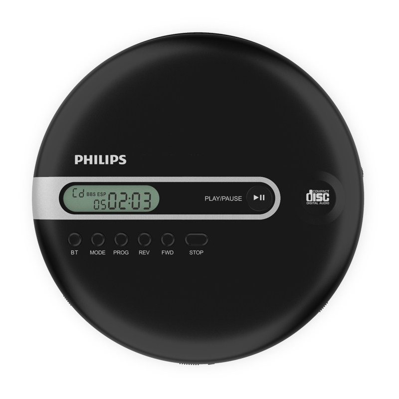 Philips CD Player with Bluetooth Portable Audiophile Retro Walkman