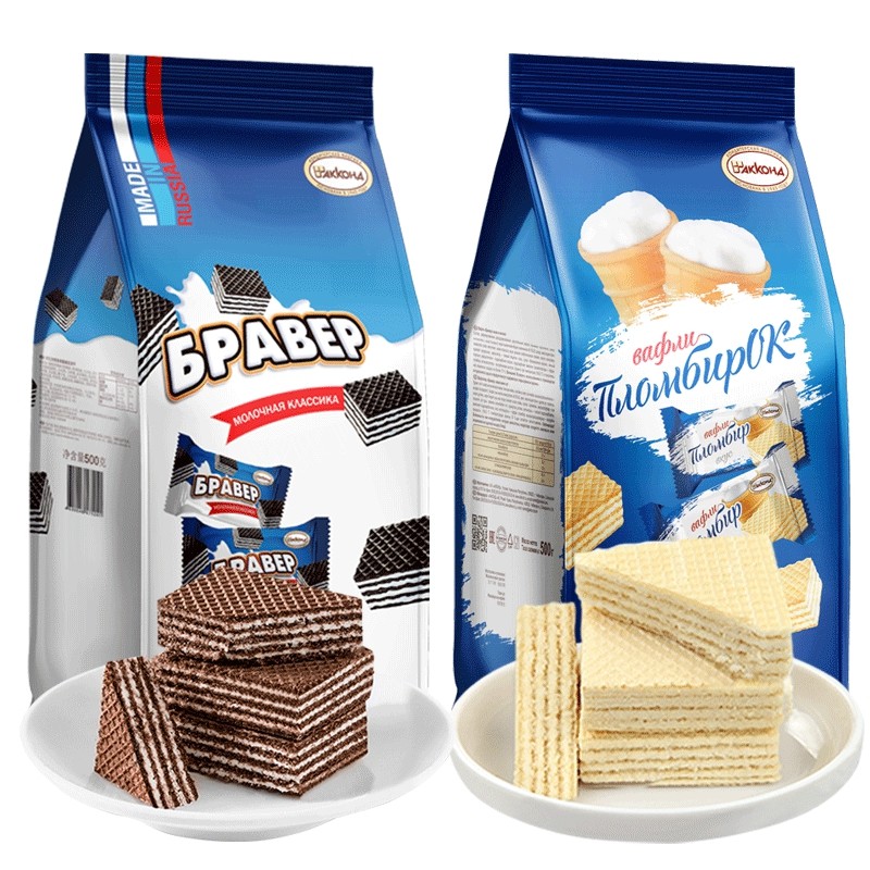 Russian Wafer Biscuits by Aconte Brand - Imported Small Farm Ice Cream ...