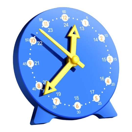Clock Model for Elementary School Math Teaching, 3-Needle Linkage