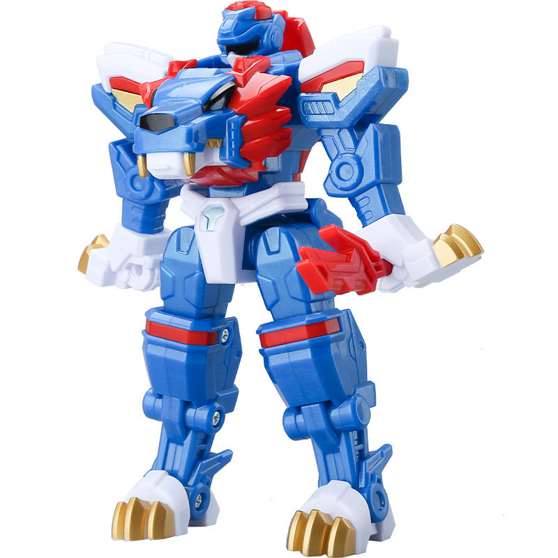 Mini Secret Service Team Toy Beastmaster Power Transformation Robot Set