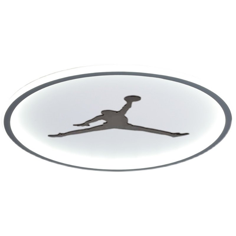 NBA Basketball Ceiling Light - Modern LED Lamp for Bedroom & Study
