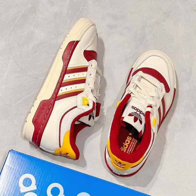 adidas Adidas clover men's and women's Rivalry 86 low-top retro sports ...