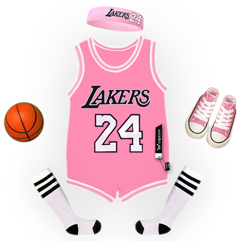 Baju basket bayi tas bayi musim panas lakers james kobe 24 jersey ...