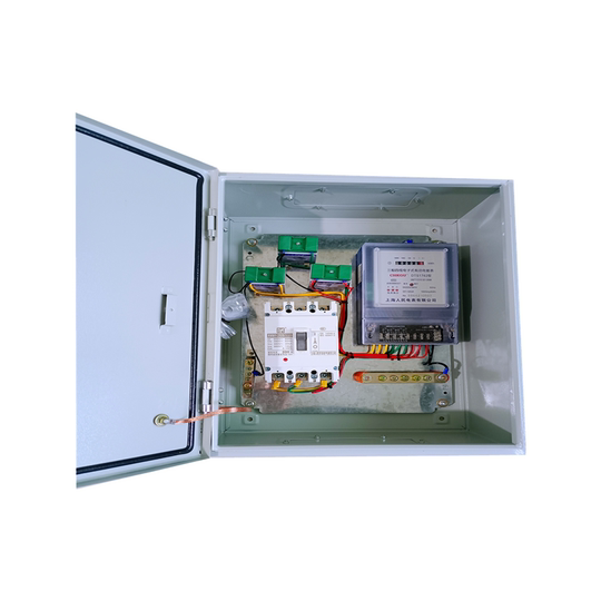 Three-phase four-wire electric meter box complete set of distribution ...