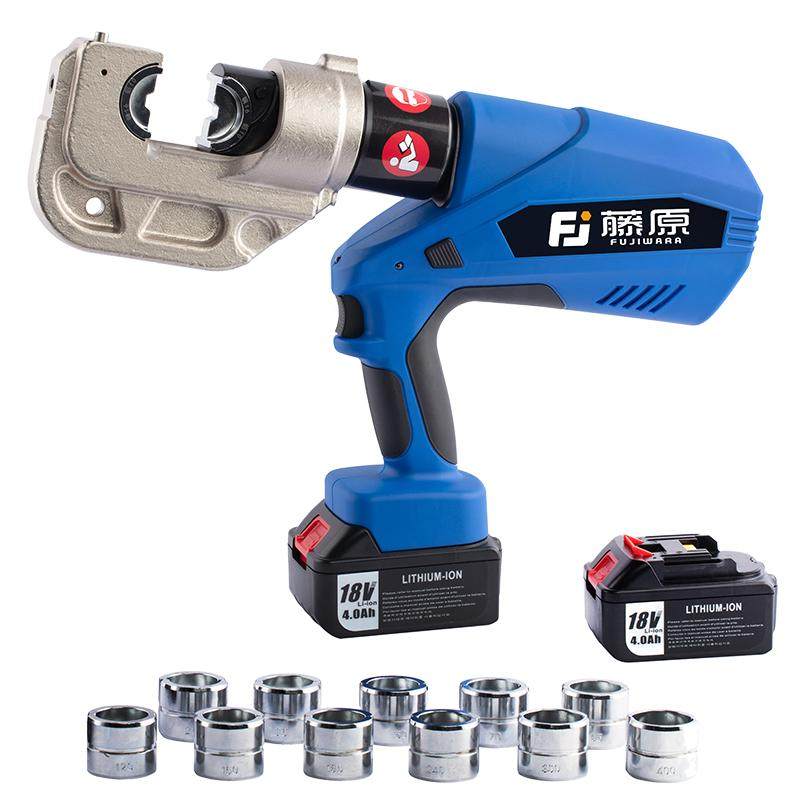 Fujiwara electric crimping pliers bare cable 300 hydraulic pliers 400 ...