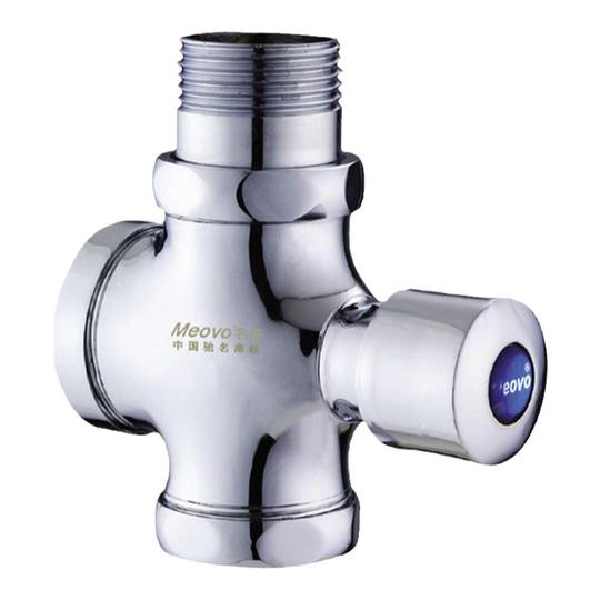 Toilet Flush Valve Hand-Pressed Delay Four-Way Copper