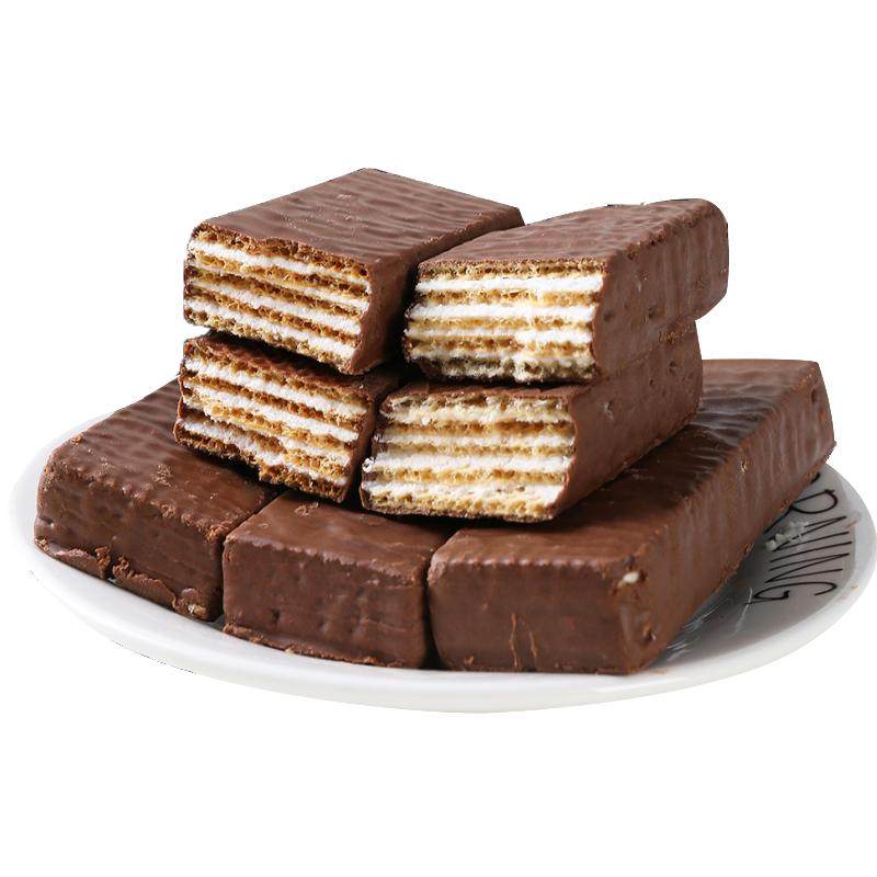Dökme Çikolatalı gofret bisküvi - 5 pound süt aromalı sandviç aperatifleri