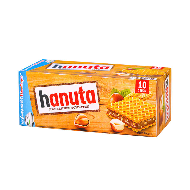 Ferrero Hanuta Hazelnut Chocolate Sandwich Cookies - 200g