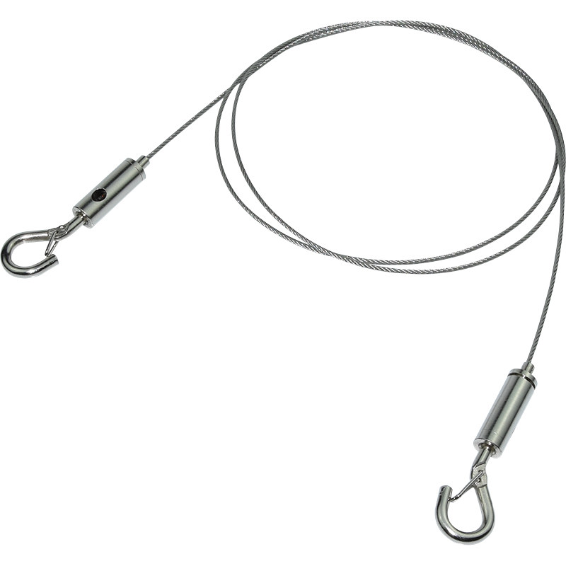 Draw Power Adjustable Painting Hanging Kit - Steel Wire & Safety Hooks