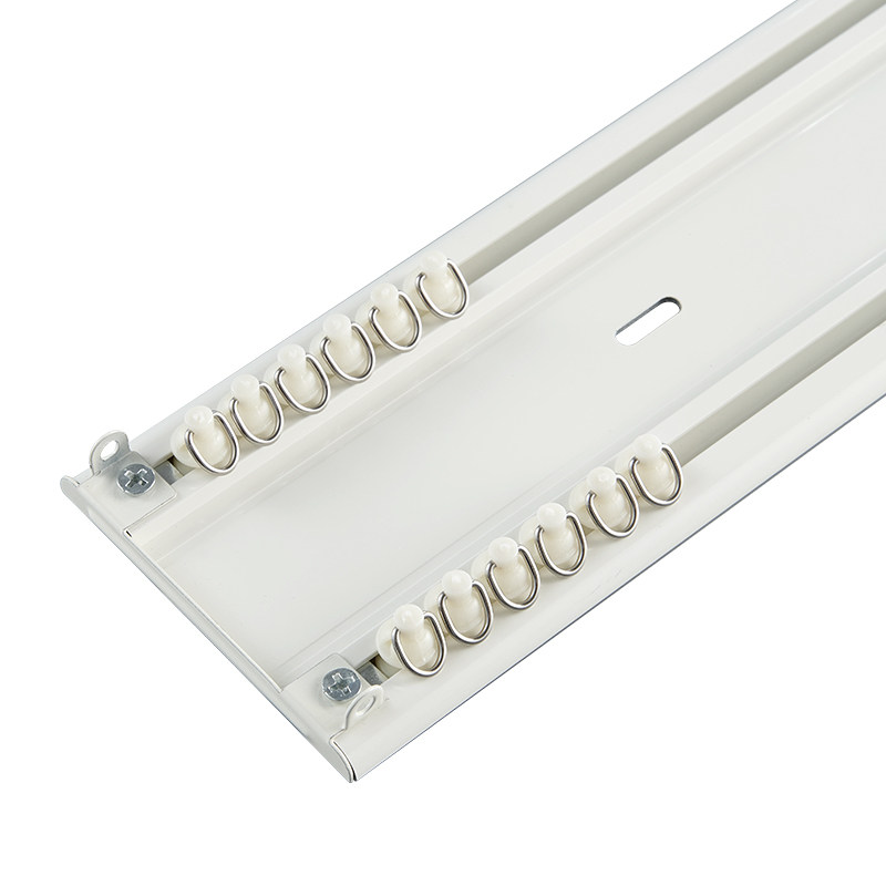 Izjemno tanka vodila za zavese na vrhu - nevidna tiha dvojna tirnica