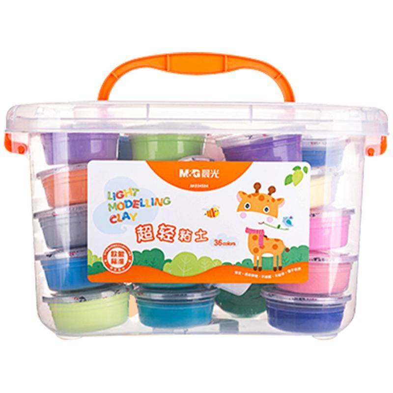 Morning Light Children's Ultra-Light Clay 24 Colors 12 Colors Mud Clay ...