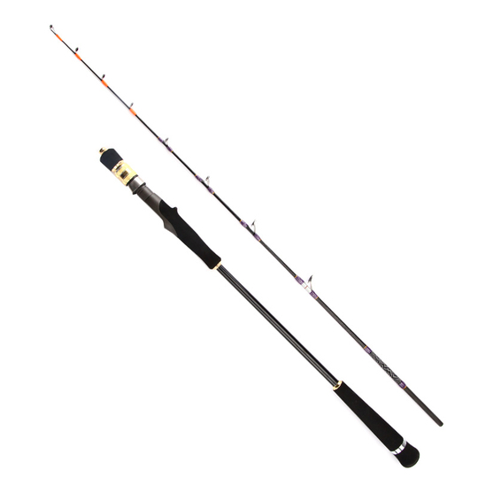 Haoyu Gongfang Fiberglass Offshore Boat Fishing Rod - Fuji Guides, 1.8m ...