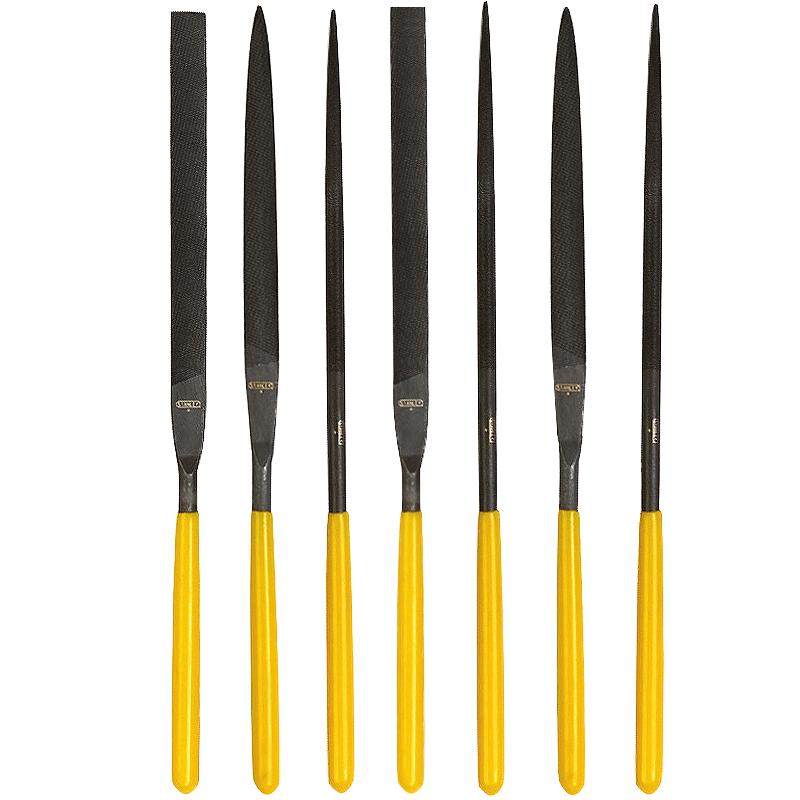 Stanley Tools Flat File/Semi-Round File/Pointed File - Flat File Steel ...