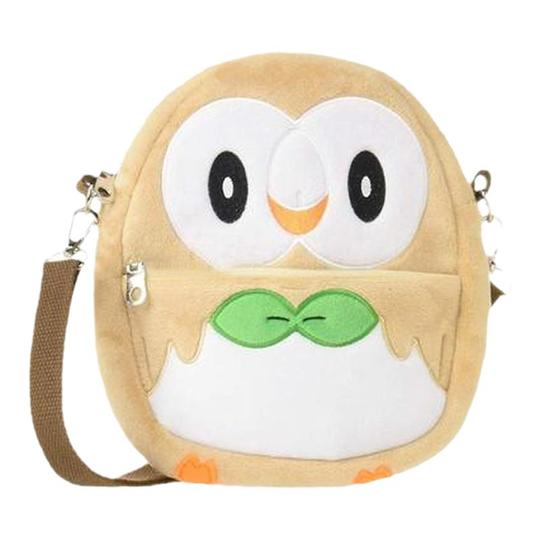 Pokemon Mu Mu Xiao Owl Card Bag - Authentic Japanese Plush Shoulder Bag