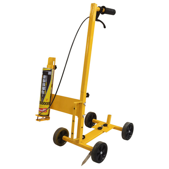 Car Scribing Machine - Road Surface Painting Line Parking Space ...