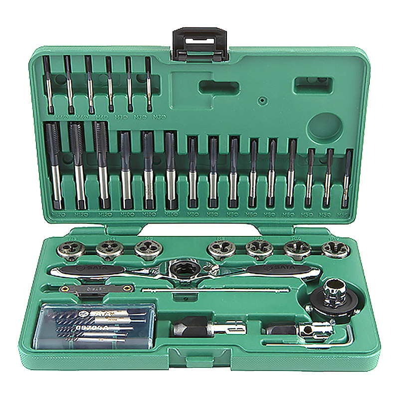 Star Tap and Die Set Hand Screw Tapper Slide Repair Tool Tapping Drill ...