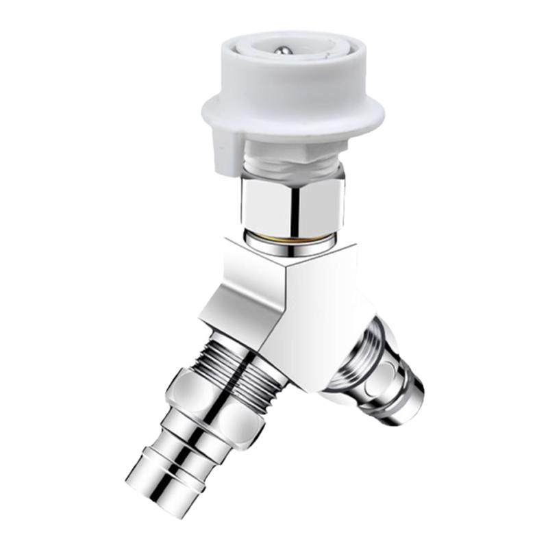 Washing Machine Faucet Connector - One-in-Two-Out Diverter Valve