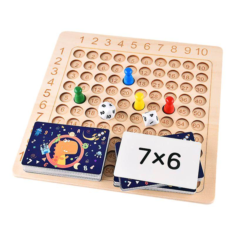 Hundreds Board Children's Magnetic 99 Nine-Nine Multiplication Table ...