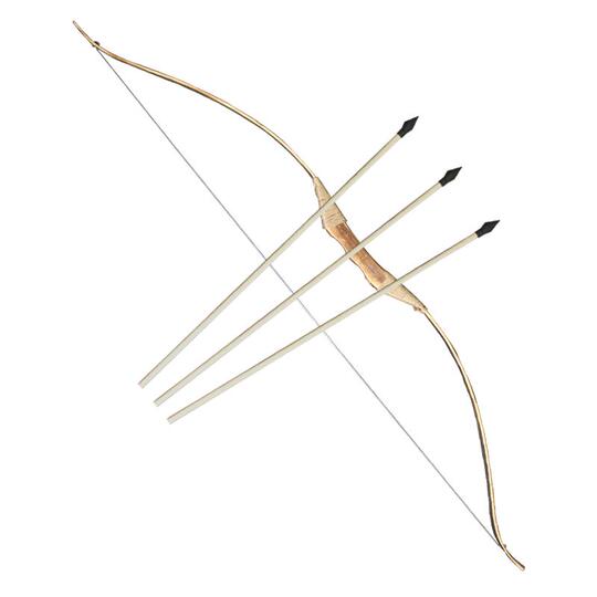 Traditional Handmade Wooden Bow and Arrow - Cosplay Prop, Stage Performance