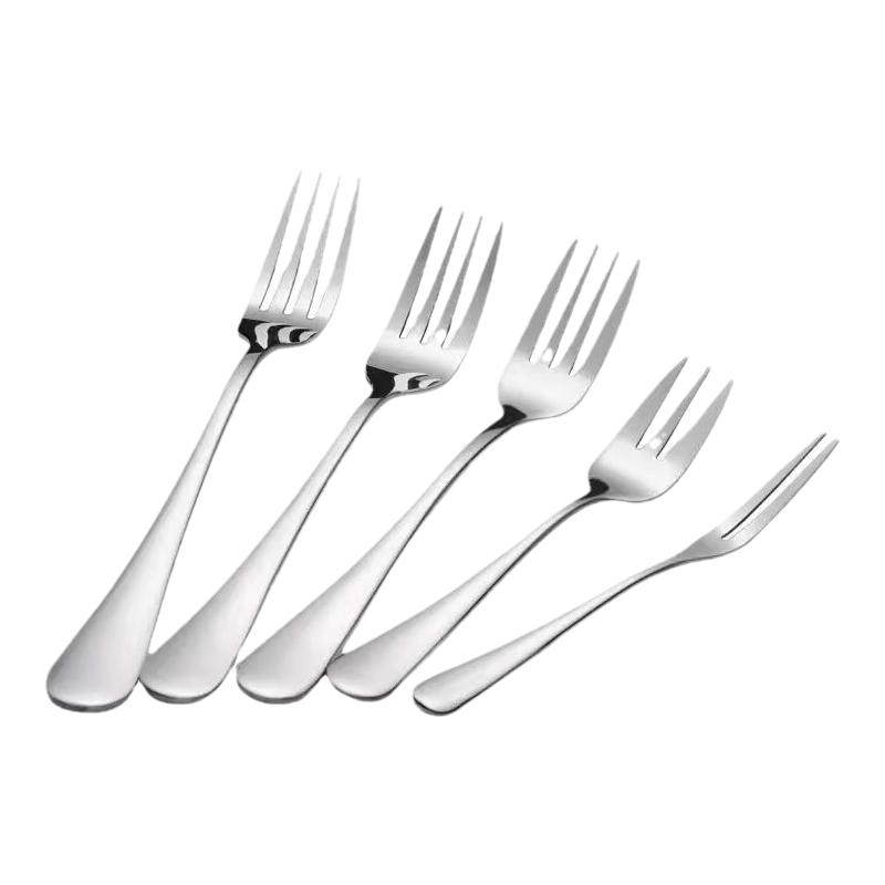 Haows Stainless Steel Forks - Long Handle Fruit & Dinner Forks
