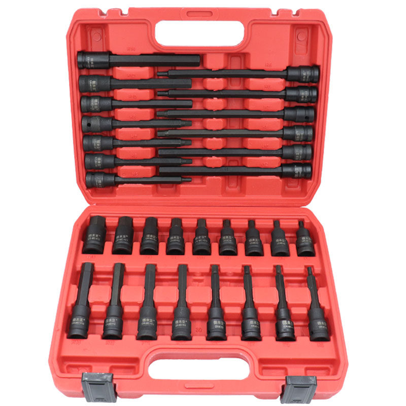 30 Pieces of Inner Hexagonal Screwdriver Bit 1/2 Electric Wrench ...