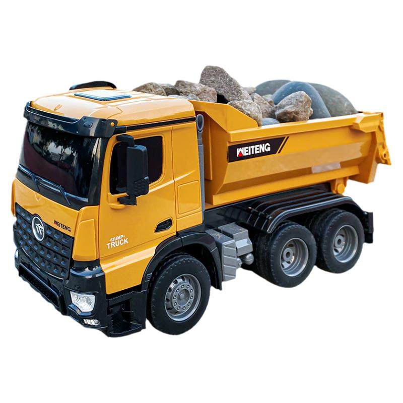 Children's Remote Control Dump Truck Transporter Toy Boy Dump Truck Model