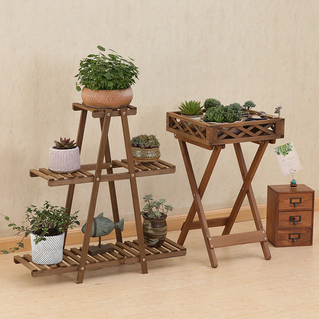 Flower shelves Putting kindergarten Simple living room indoor and ...