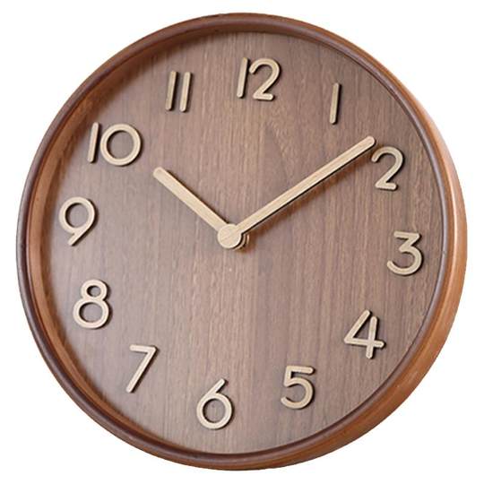 Retro Wooden Desk Clock for Home Decor