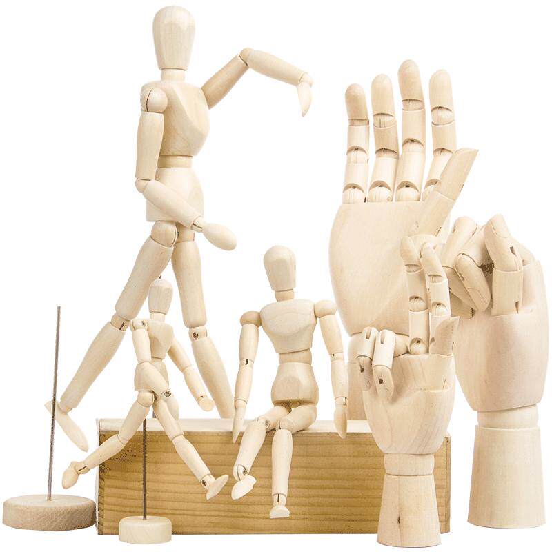 Bollens Comics Wooden Man Model for Sketching, Art Supplies for ...
