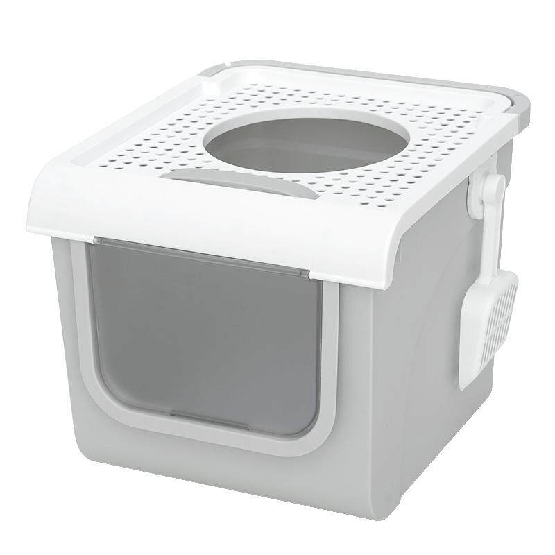 Oversized Cat Litter Box, Fully Enclosed with Anti-Splash Design