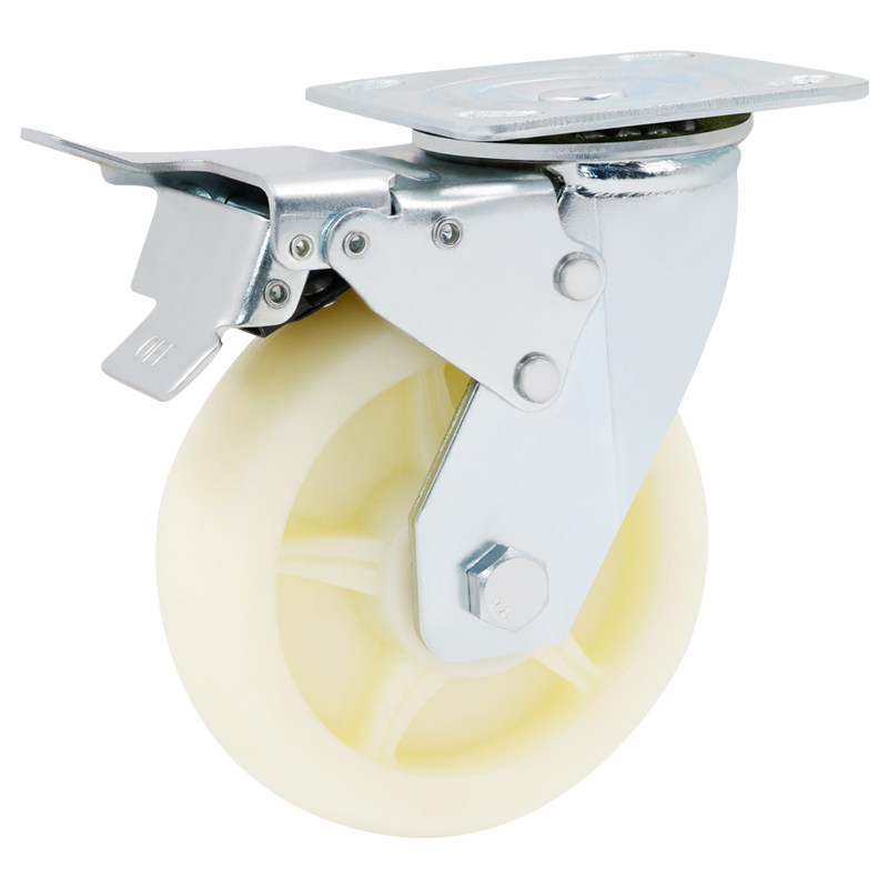Roda nylon caster 6-inci - kastor tugas berat dengan brek - pilihan ...