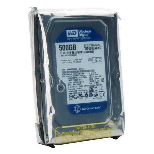 Jenama baru wd western digital 3.5-inci 500g komputer desktop cakera ...