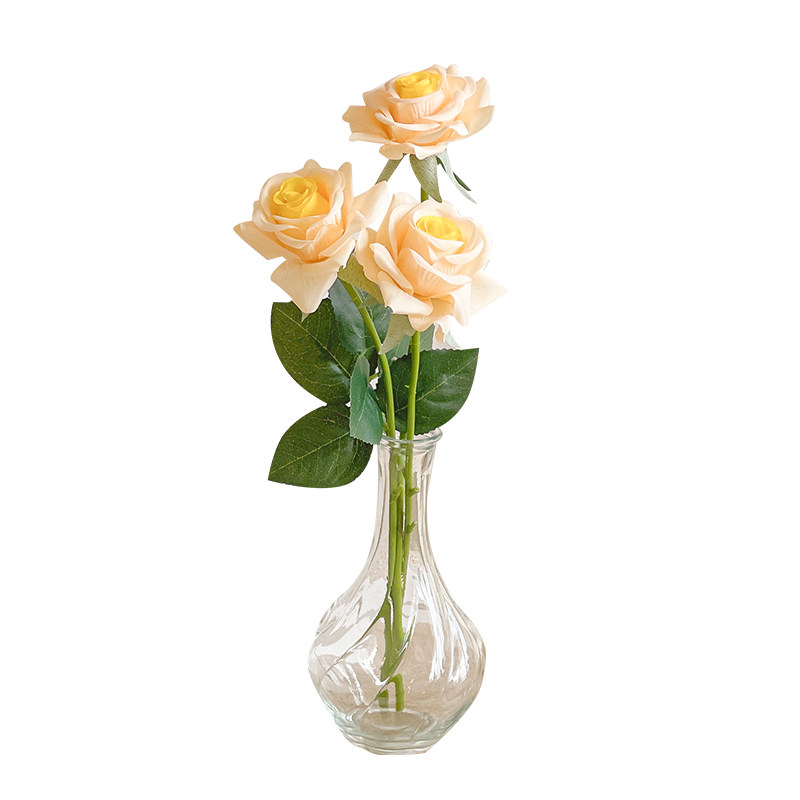 Vas rangkaian bunga simulasi mawar angin ins - buket palsu plastik ...