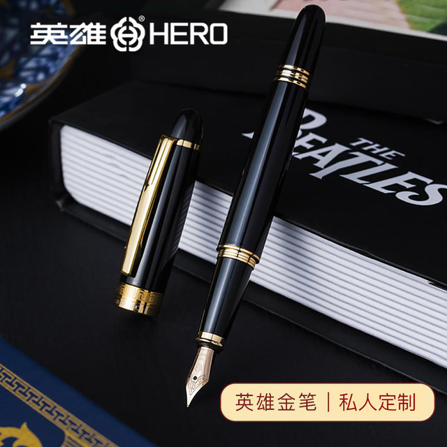 Hero Pen H708 Official Genuine Flagship Store Office Book Writing Practical Pen Men's Rams ...