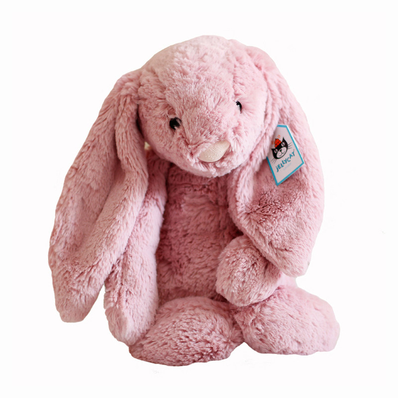 Jellycat Bonnie Rabbit Plush Toy: British Shy Comfort Doll