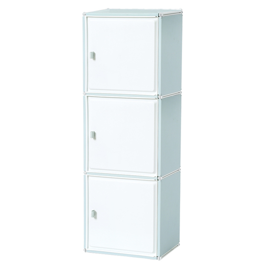 Yeya Storage Cabinet - Toy & Bookcase - Plastic Bedroom Organizer