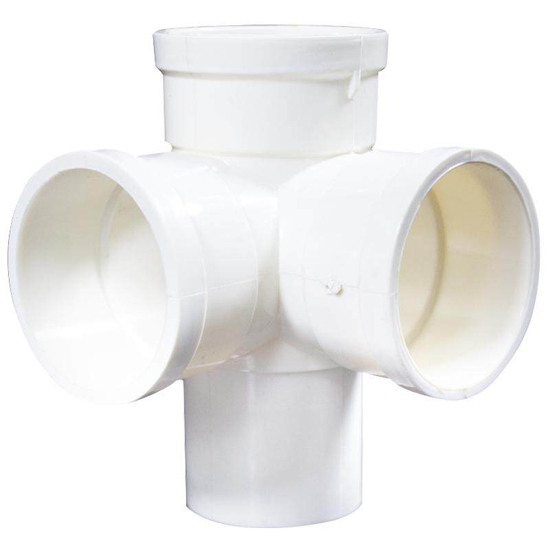 Happy 110mm UPVC Abflussfittings - Eingebauter Wasserstopp T-Stück