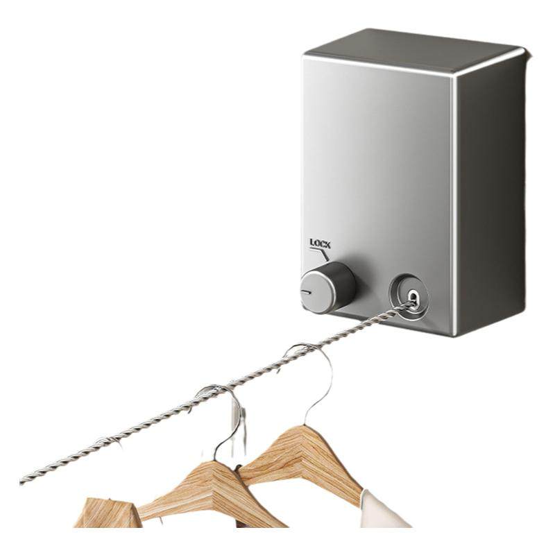 Steel Dynasty Retractable Clothesline - Japanese Style Laundry Drying Rack