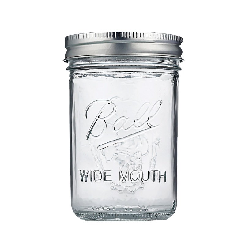 Glass Salad Shake Jars with Lids - Airtight Mason Jars for Overnight ...