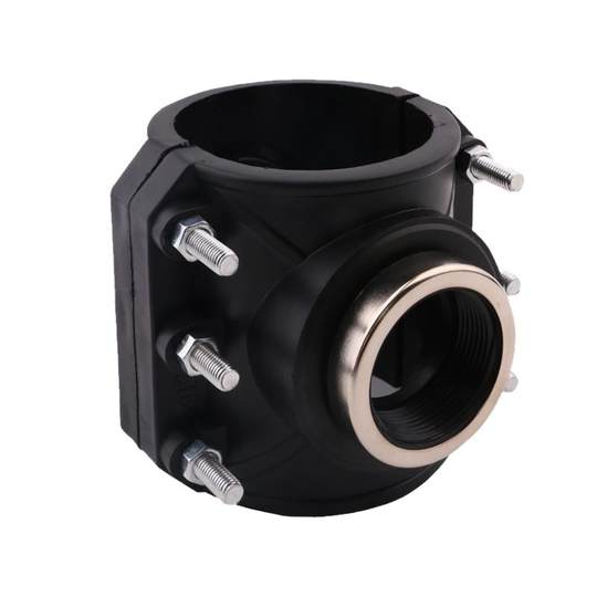 PE Saddle Quick Connector for Pipe Fittings - Three-Way Repair Saddle Seat