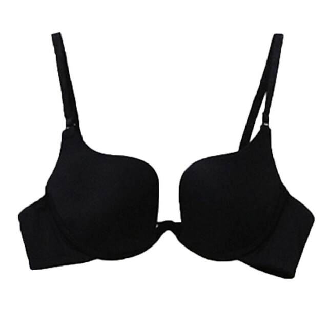 Sexy Deep V low -cut half -cup of underwear female small chest showing ...