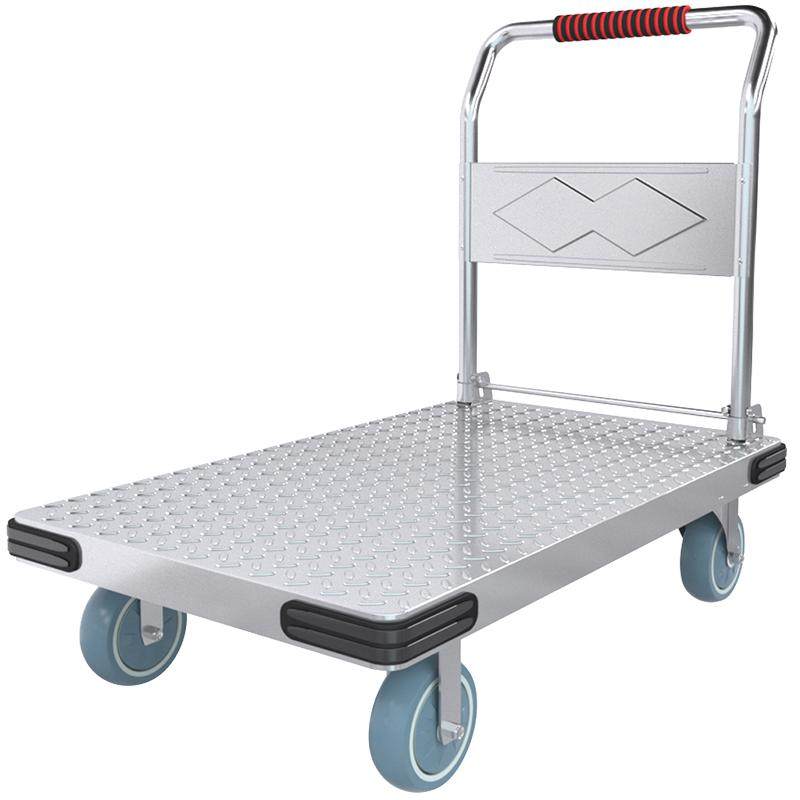 Portable Steel Plate Trolley for Easy Goods Transport